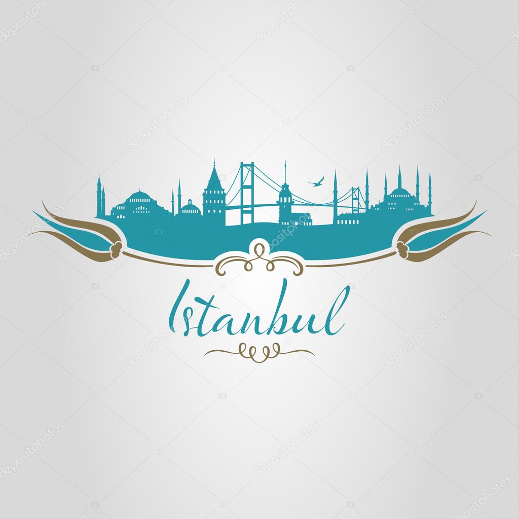 Istanbul logo, icon and symbol vector illustration — Stock Vector ...