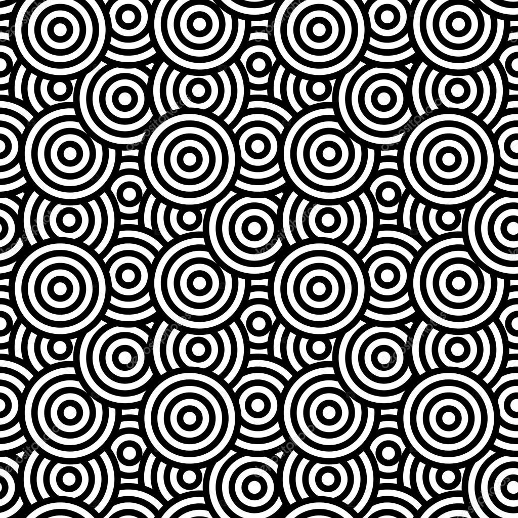 Seamless circle pattern and background vector illustration Stock Vector ...