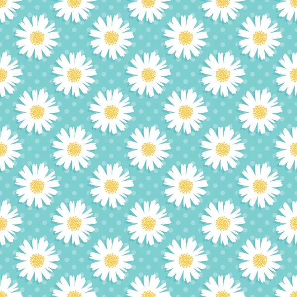 Seamless daisy pattern background texture Stock Vector Image by ©mdegt ...