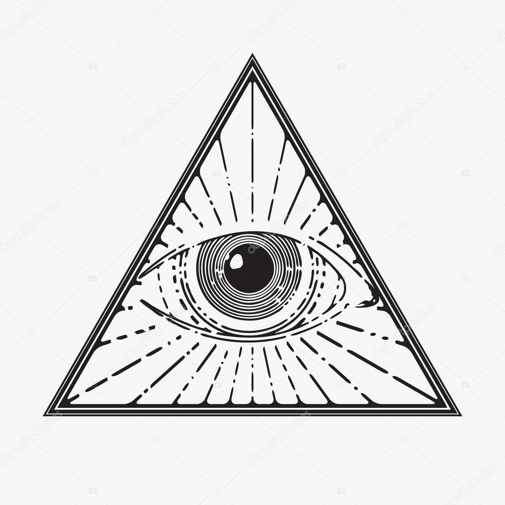 Pyramid Eye Drawings