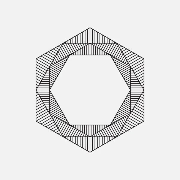 Geometric shape, star design, hexagon — Stock Vector © kovalto1 #65111223