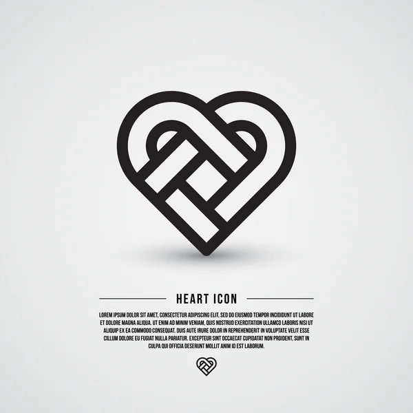 Heart icon, line design. Stock Vector by ©kovalto1 118387046