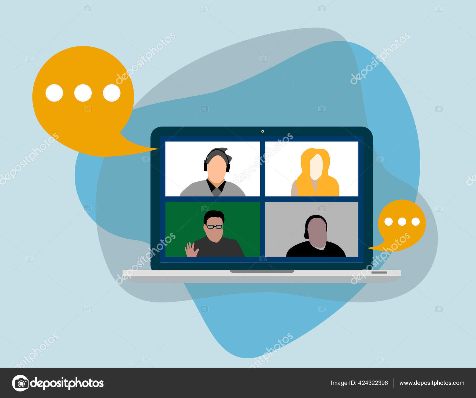 Clipart Teleconference
