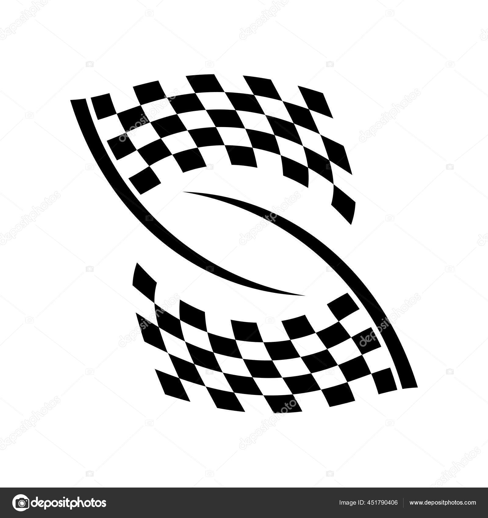 Race Flag Icon Logo Design Vector Icon Symbol Template Illustration ...