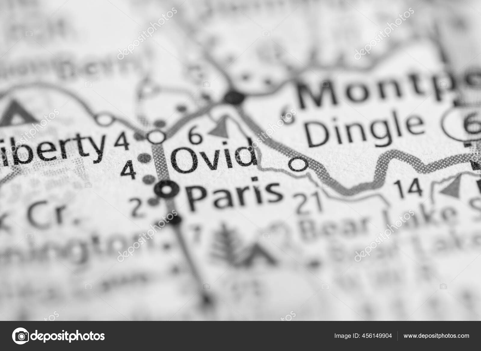 Ovid Idaho Usa Map Stock Photo by ©aliceinwonderland2020 456149904
