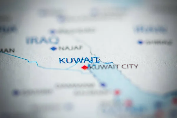 Kuwait Asia Geographical Map Stock Photo by ©aliceinwonderland2020 ...