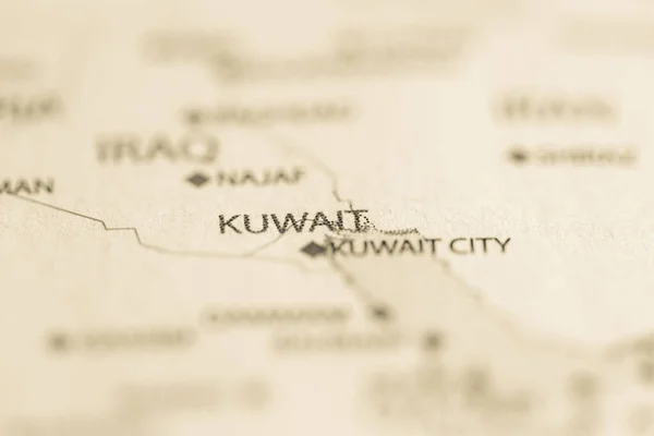 Kuwait Asia Geographical Map Stock Photo by ©aliceinwonderland2020 ...