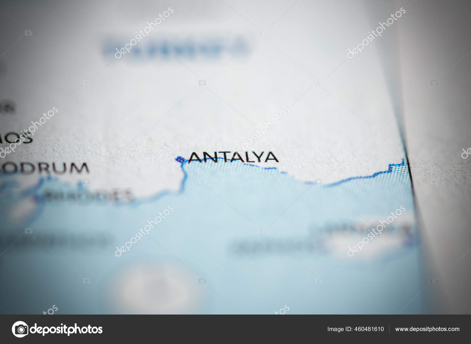 Antalya Turkey Map Stock Photo by ©aliceinwonderland2020 460481610