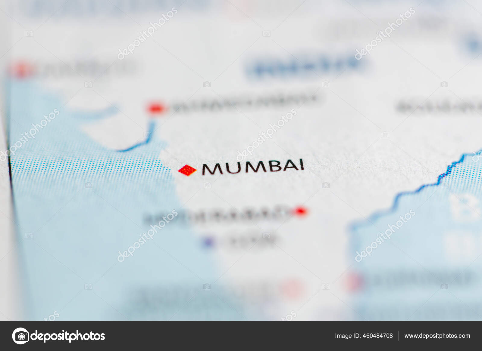 Mumbai India Map Stock Photo by ©aliceinwonderland2020 460484708