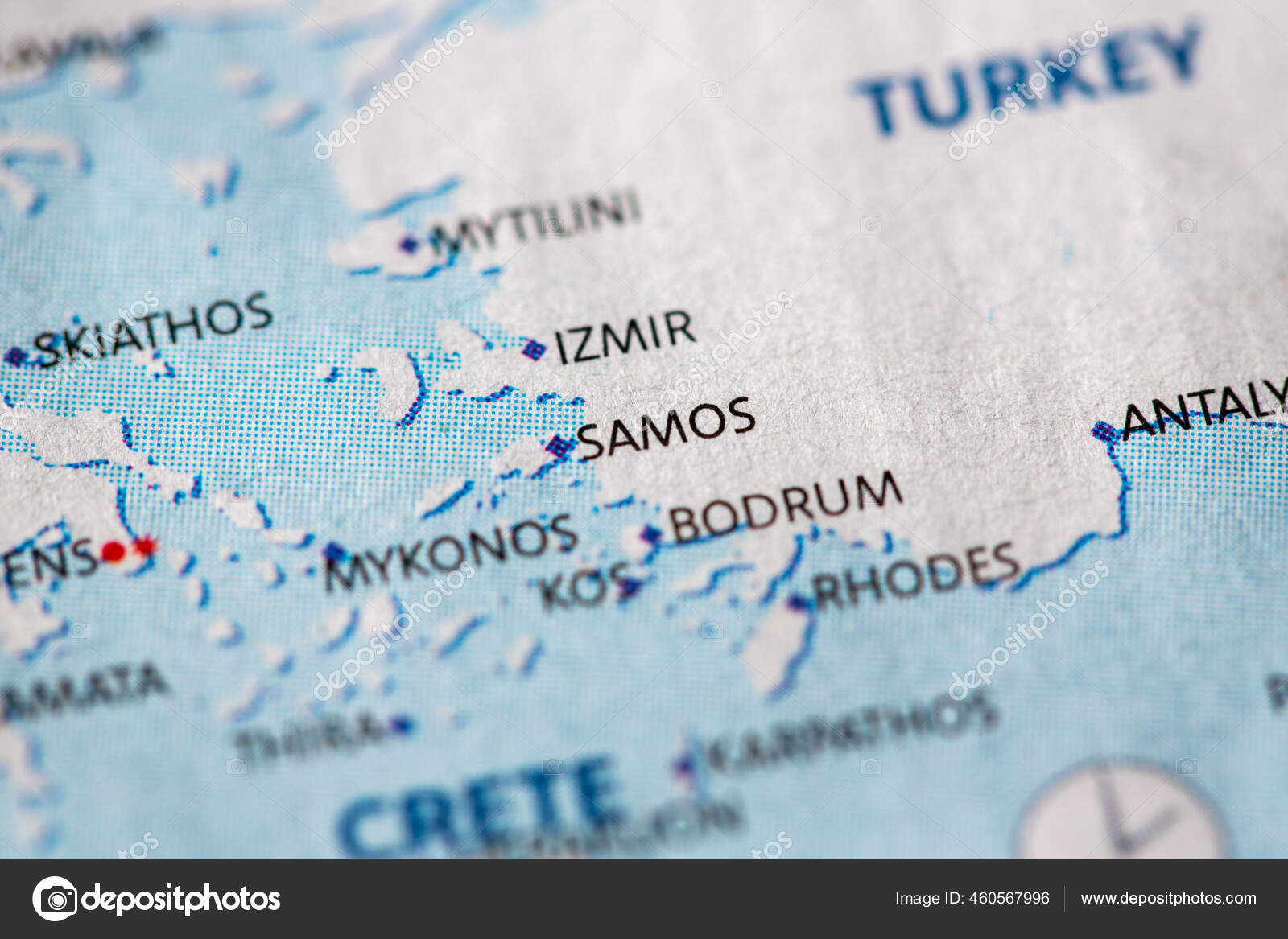 Samos City Map Stock Photo by ©aliceinwonderland2020 460567996