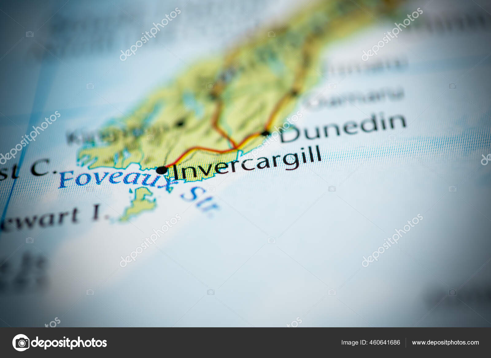 Invercargill New Zealand Map