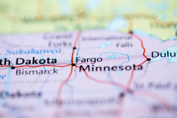 Fargo map Stock Photos, Royalty Free Fargo map Images | Depositphotos