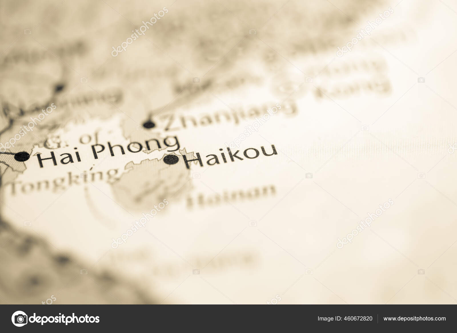 Haikou China Map Stock Photo by ©aliceinwonderland2020 460672820