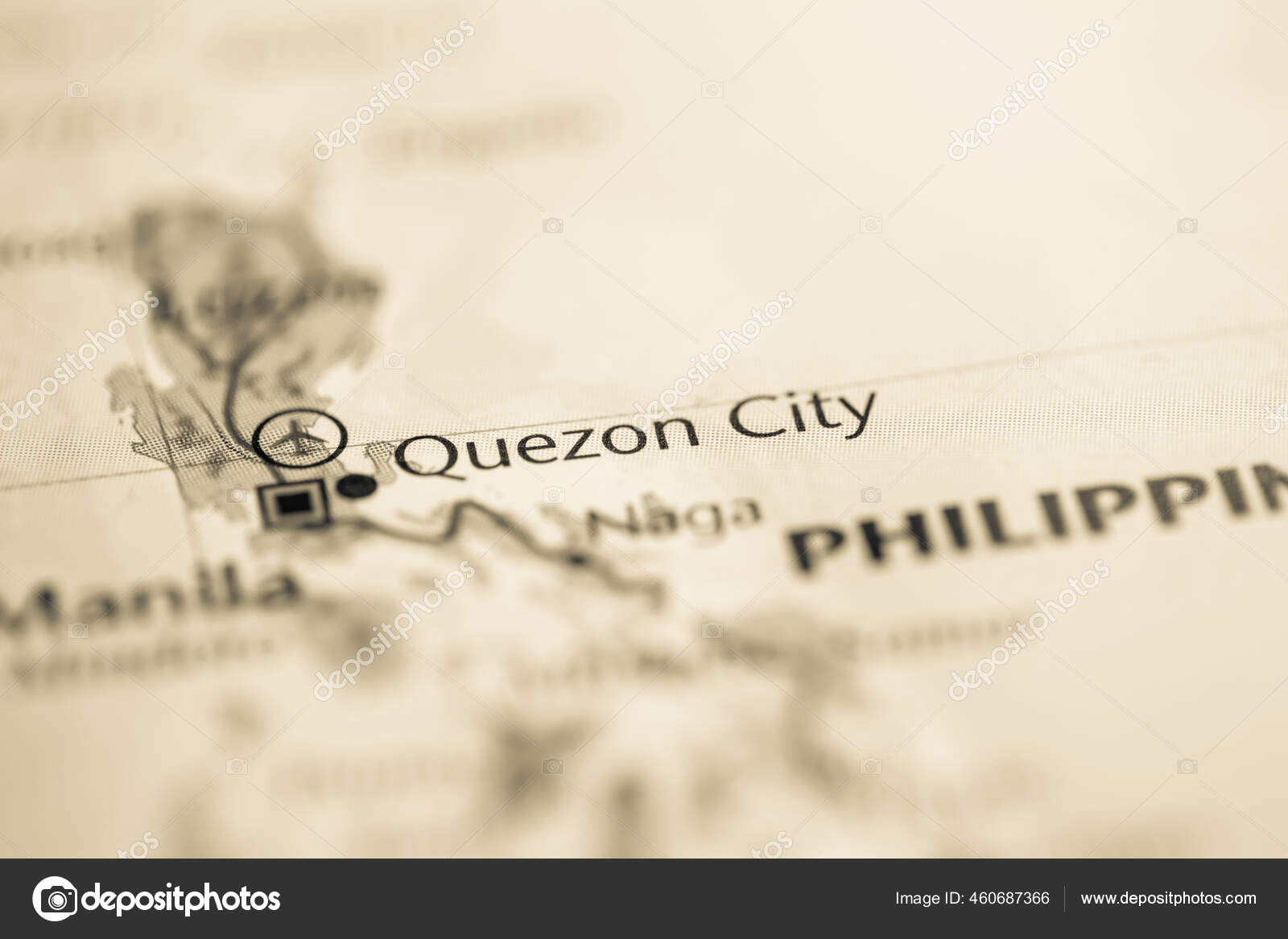 Quezon City Philippines Map Stock Photo by ©aliceinwonderland2020 460687366
