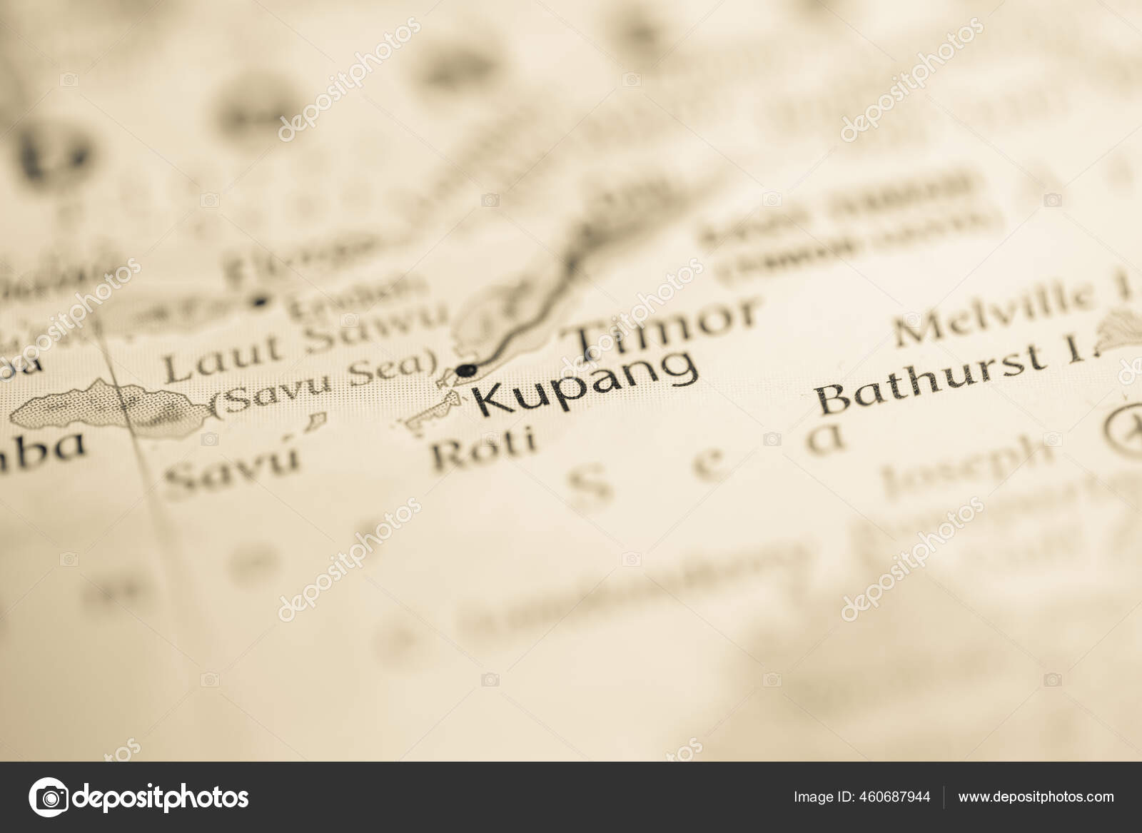 Kupang Indonesia Map Stock Photo by ©aliceinwonderland2020 460687944