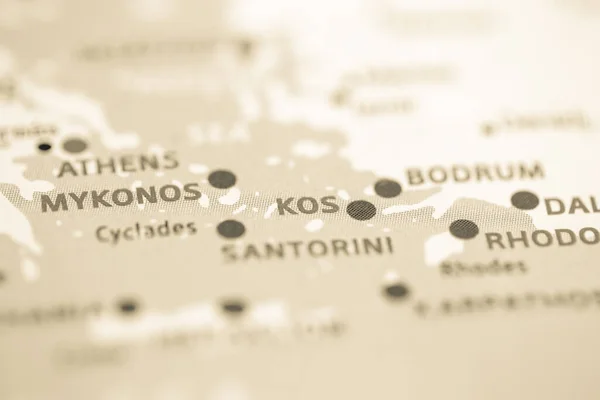 Map of greece kos Stock Photos, Royalty Free Map of greece kos Images ...