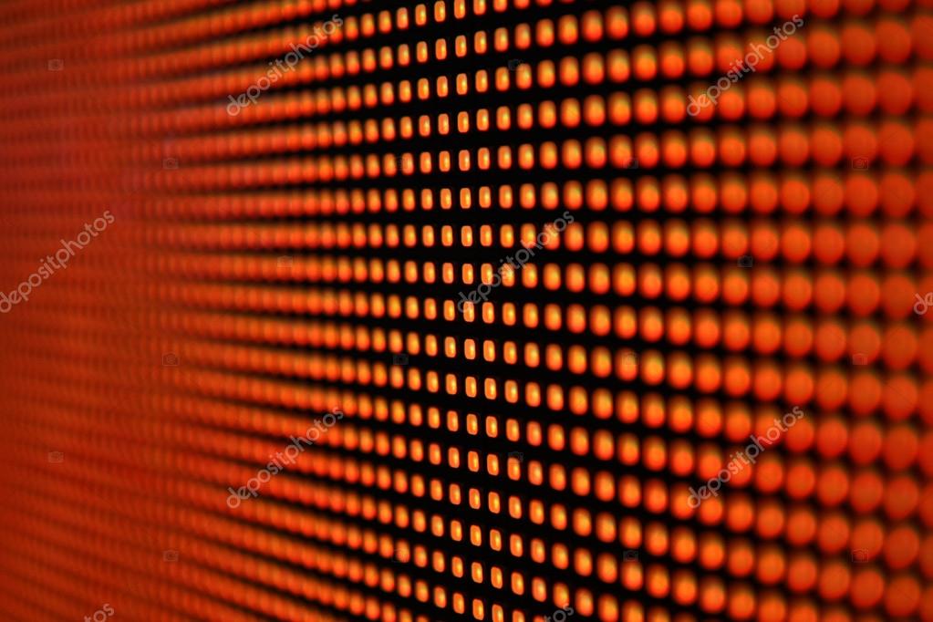 Led screen red - diodes — Stock Photo © Taranukhin #67231995