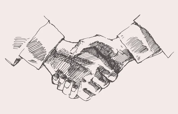 100,000 Handshake sketch Vector Images | Depositphotos
