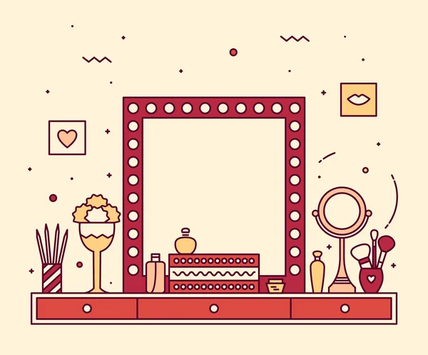 Vanity Mirror Vector