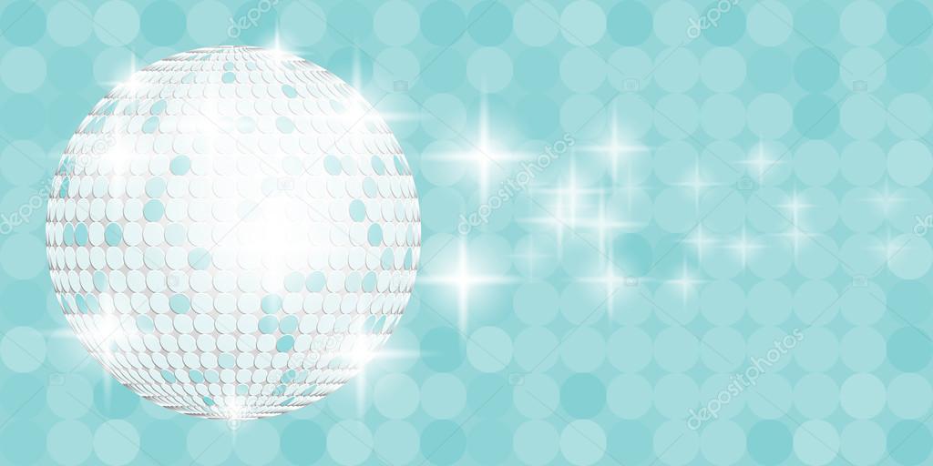 Blue disco ball Stock Vector Image by ©stockfotocz2 #110576092
