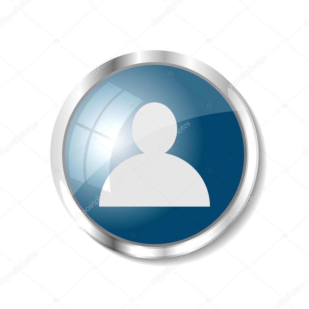 Blue web button Stock Vector Image by ©stockfotocz2 #53570741