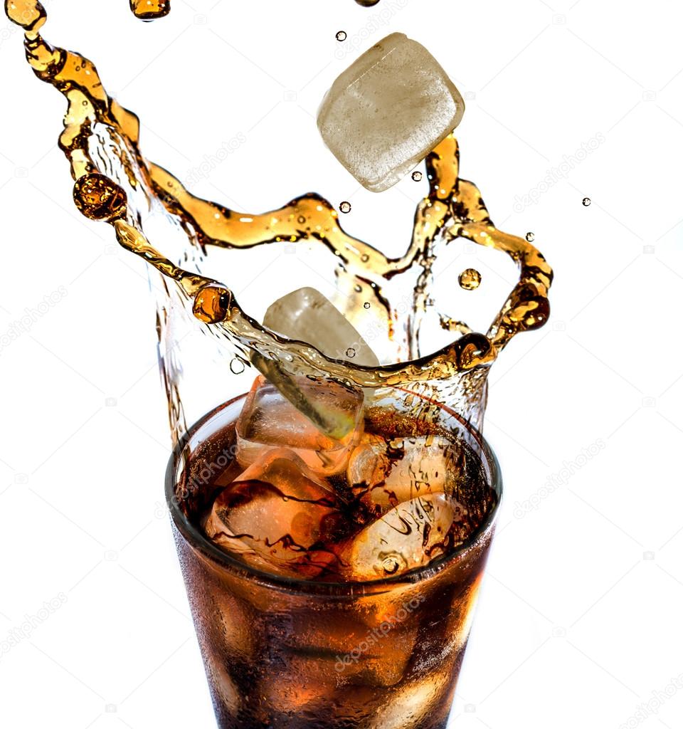 Cola with ice Stock Photo by ©stockfotocz2 70077987