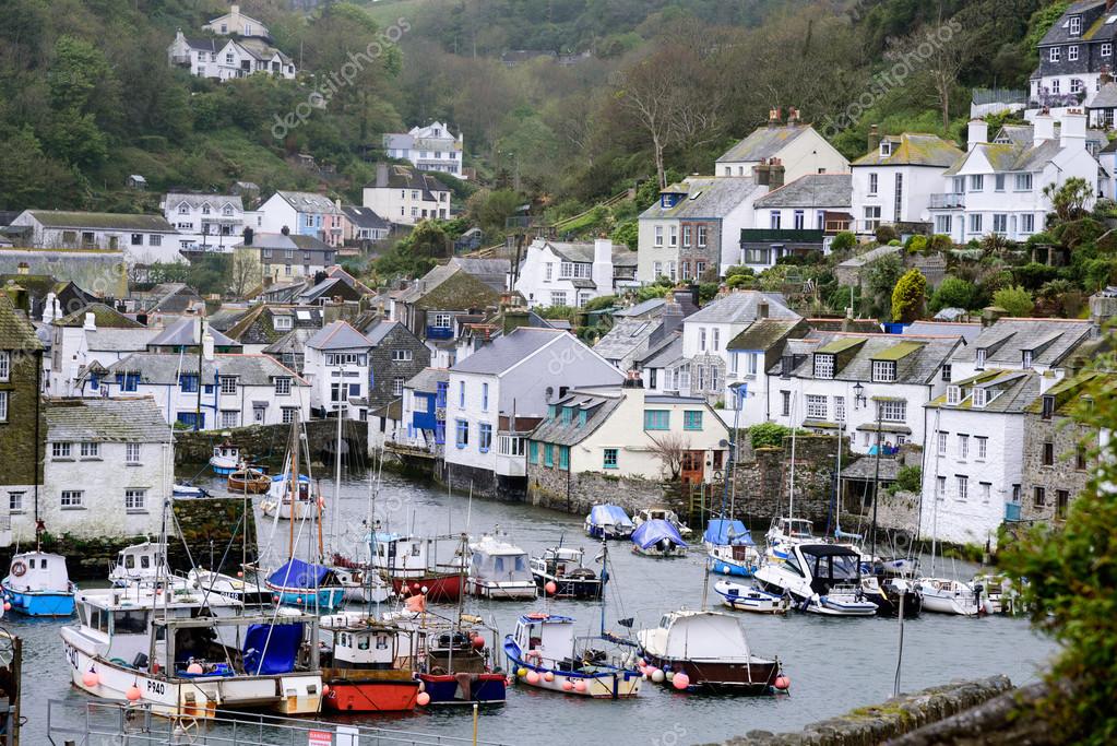Polperro Cornwall England — Stock Photo © sakhanphotography #80571216