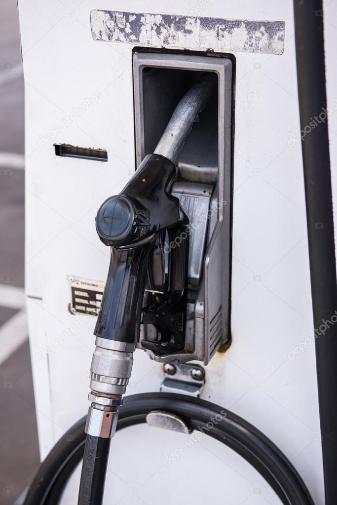 Fuel dispenser at a gasoline station — Stock Photo © kikujungboy #69609087