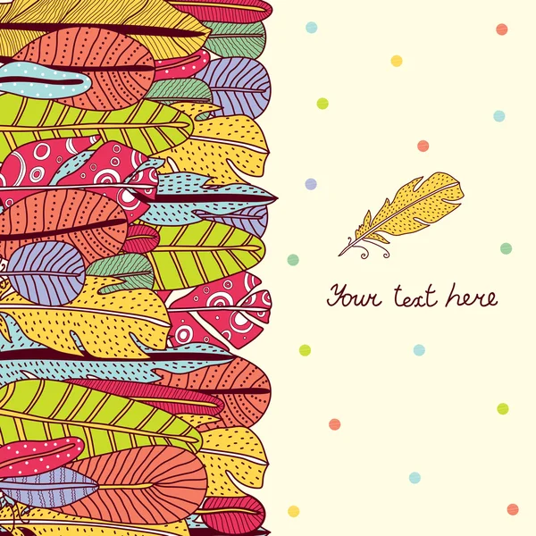 Cute floral postcard. Stock Vector by ©vyazovskaya 41555649