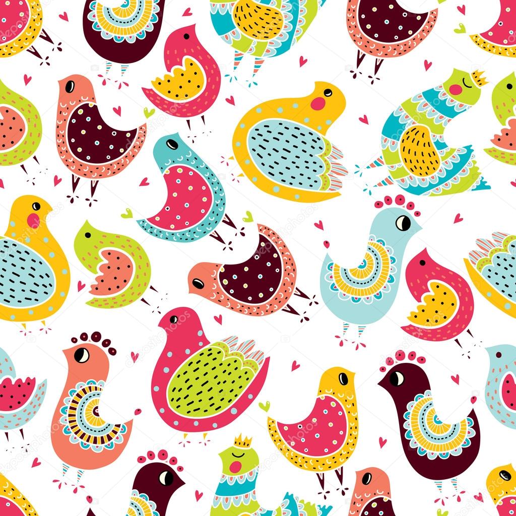 Cute birds. Stock Illustration by ©vyazovskaya #58273509