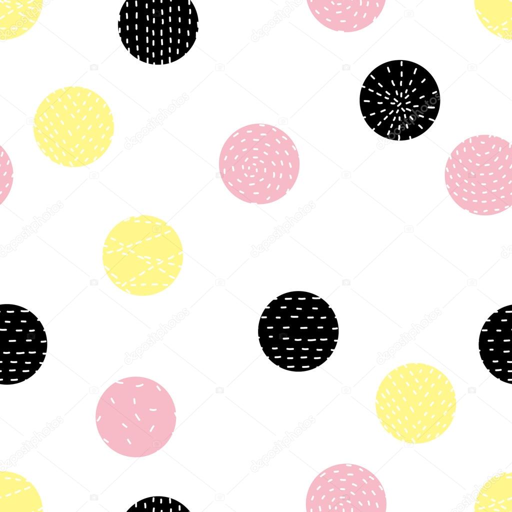 Cartoon polka dots background Stock Vector Image by ©vyazovskaya #66483533