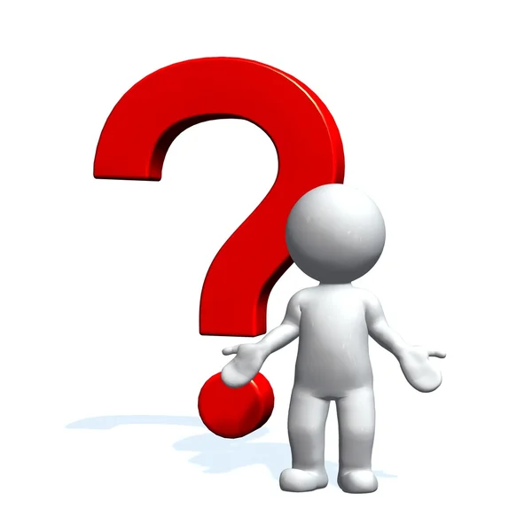 3d man Thinking — Stock Photo © Jocky #11456450