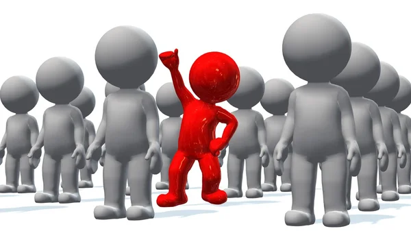 Person standing out from the crowd ⬇ Stock Photo, Image by ...