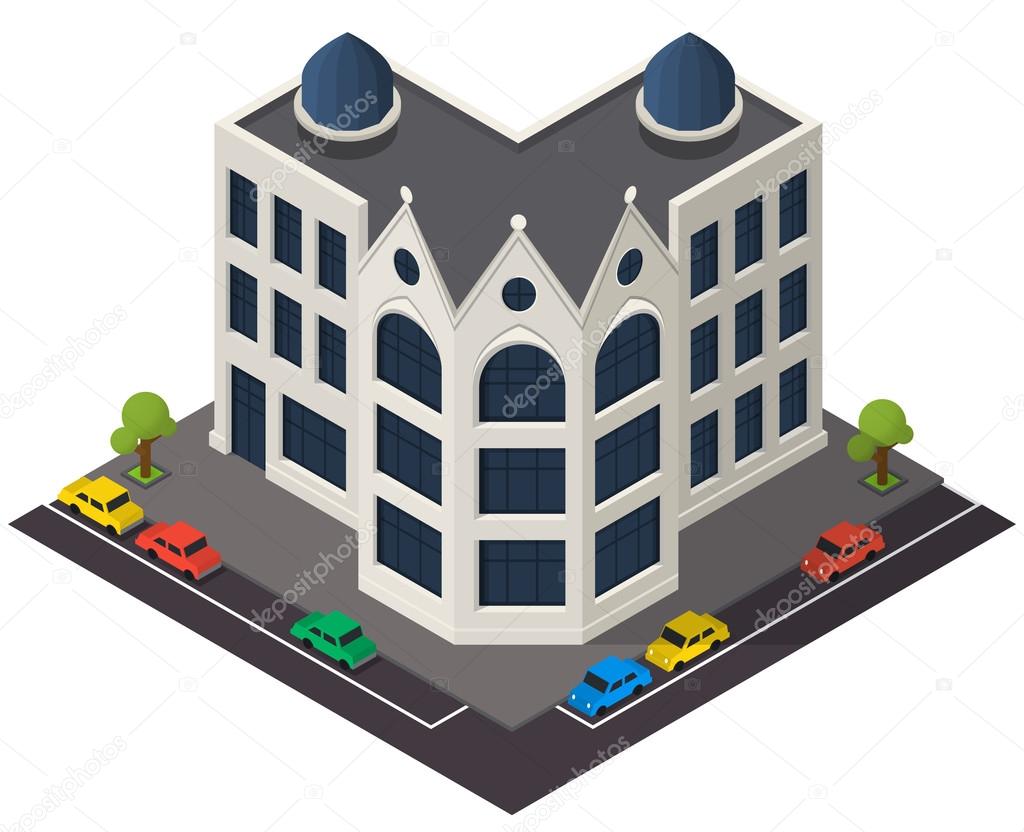 Vector isometric building icon. Stock Vector by ©Yapanda 97274000 Vector isometric building icon. Stock Vector by ©Yapanda 97274000