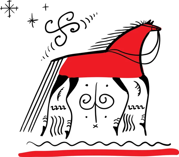 Cavalo mezen Vector Art Stock Images | Depositphotos