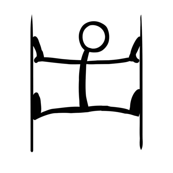 Stick figure pushing Vector Art Stock Images | Depositphotos