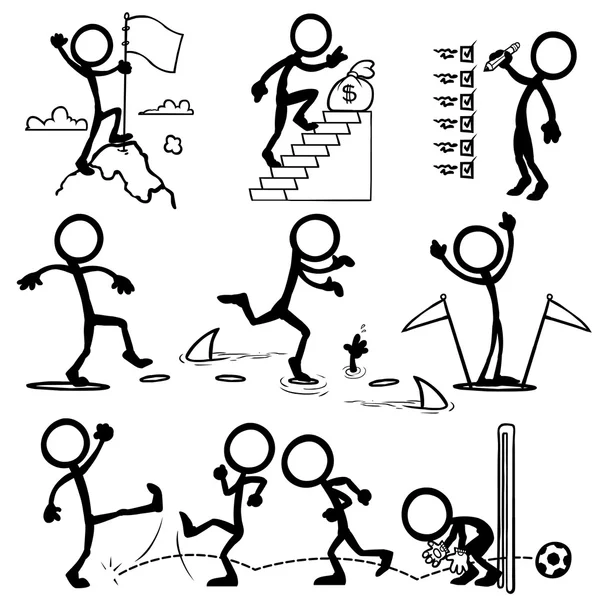 Stick man illustration Stock Vectors, Royalty Free Stick man ...