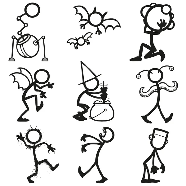 Stick man drawing Stock Vectors, Royalty Free Stick man drawing ...