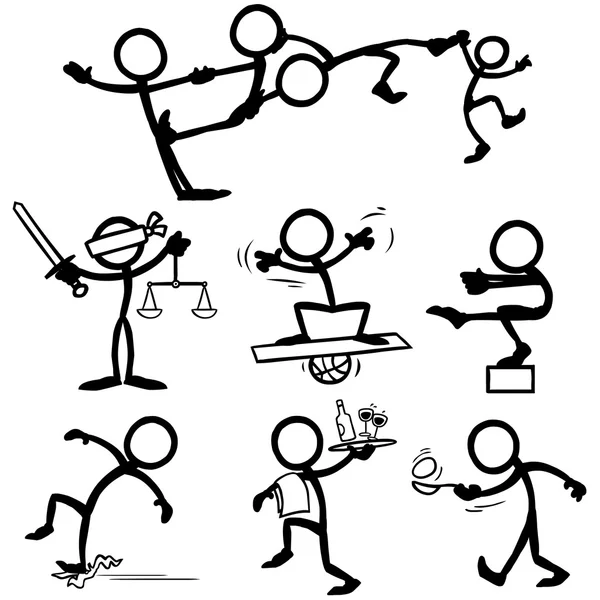 Stick man drawing Stock Vectors, Royalty Free Stick man drawing ...