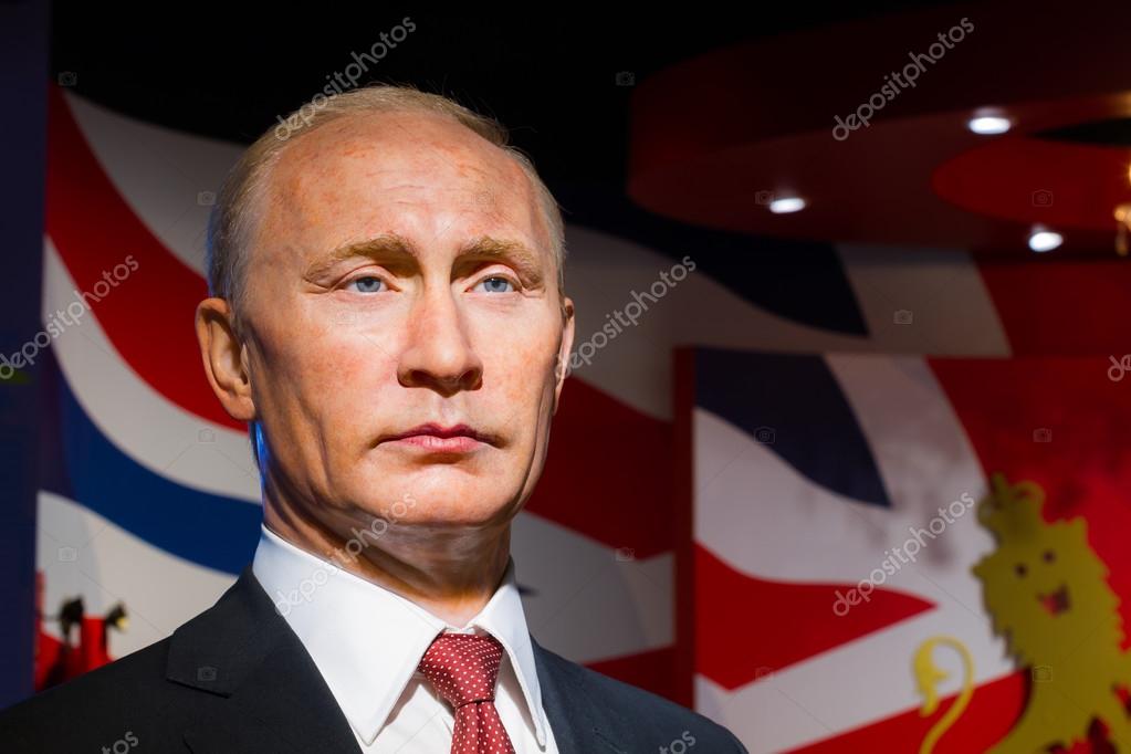 Wax figure of the famous Vladimir Putin – Stock Editorial Photo ...