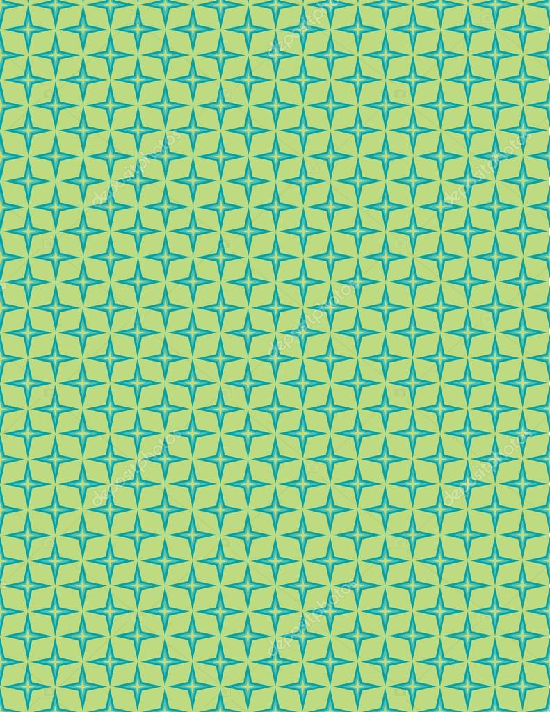 Blue and green stars pattern Stock Vector Image by ©rmackayphoto #102645778