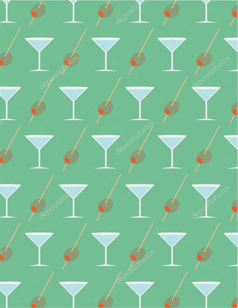 Olive and martini pattern Stock Vector Image by ©rmackayphoto #65244485