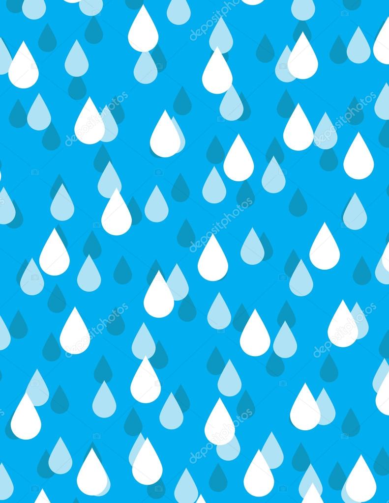 Rain drops over blue background Stock Vector Image by ©rmackayphoto ...