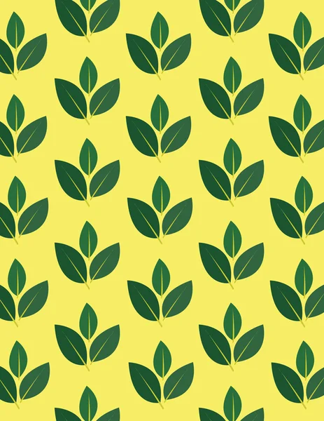 Green leaves repeating pattern Stock Vector Image by ©rmackayphoto ...