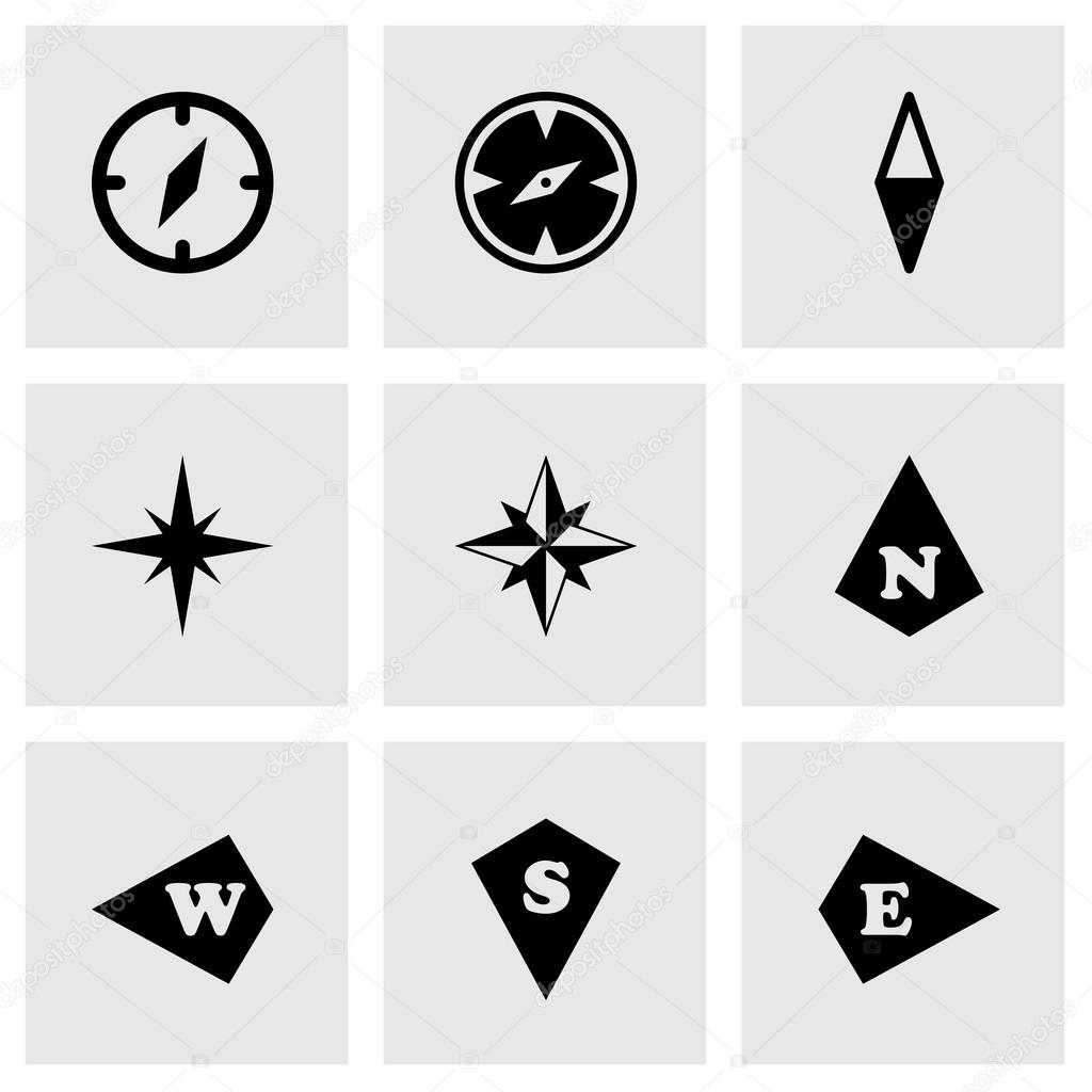 Vector compass icon set Stock Vector Image by ©annexs #72351055