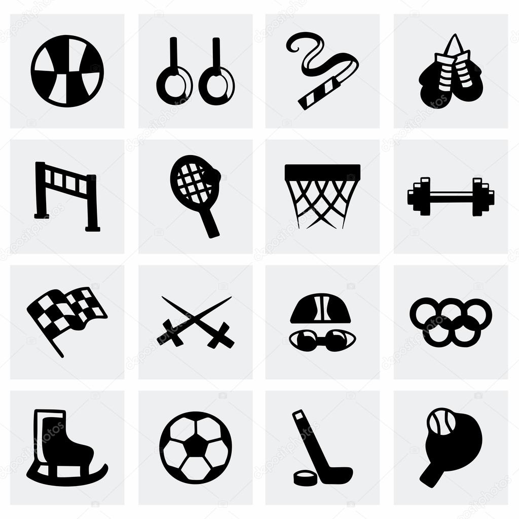 Vector Sport icon set Stock Vector by ©annexs 97040128