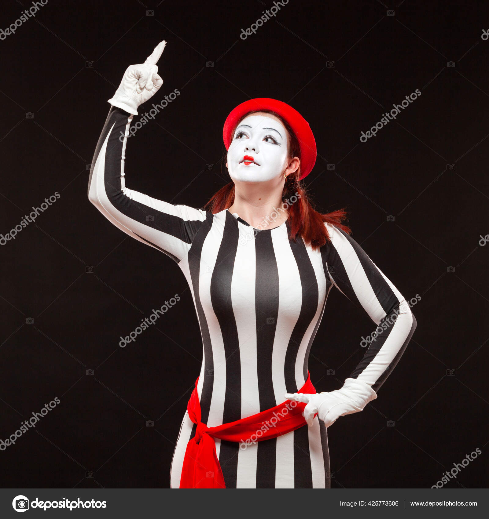 Girl Mime Costume