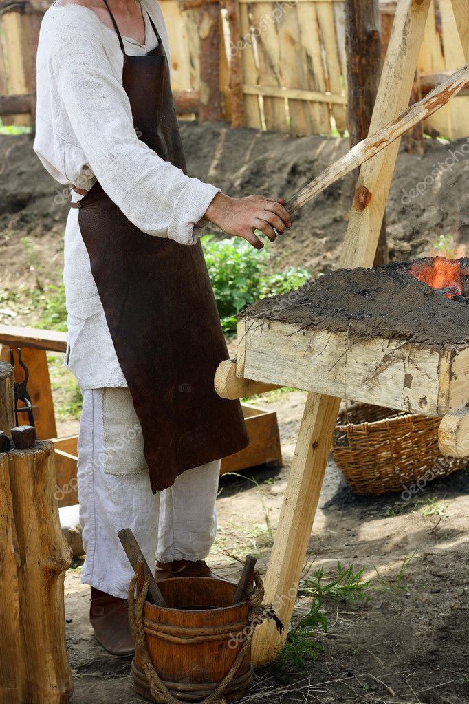 The work of an ancient blacksmith. — Stock Photo © Ozii45 #117741338