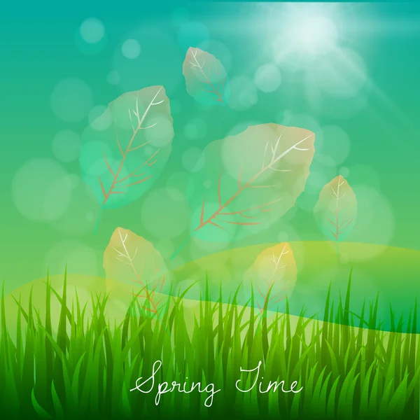 Vector of spring background. — Stock Vector © rvika #35310575