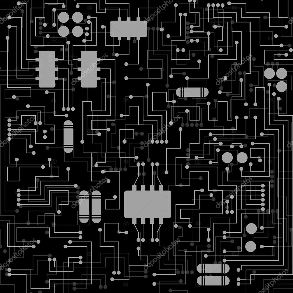 Abstract circuit board texture. Stock Vector Image by ©MosQuitO404 ...